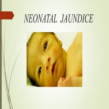 Neonatal jaundice | PPTX