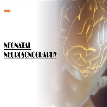 Neonatal neurosonography | PDF