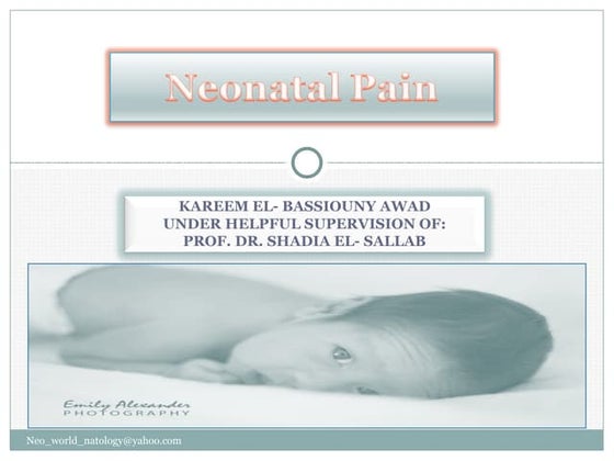 Pain management in neonates | PPT