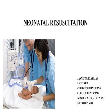 Neonatal resuscitation.pptx newborn care | PPT