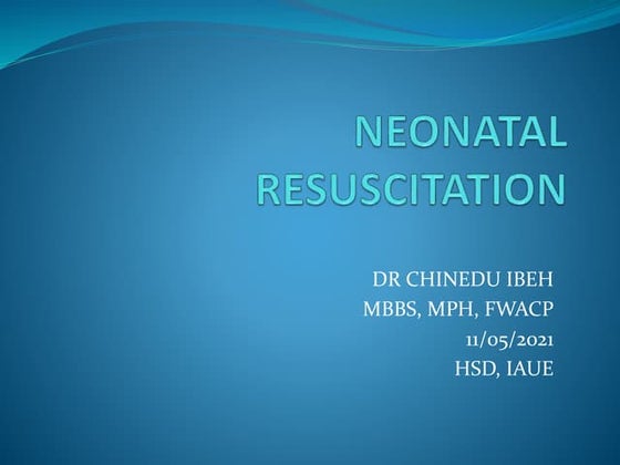 resuscitation of neonate .pptx