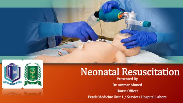 Neonatal resuscitation | PPTX