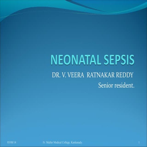 Neonatal sepsis | PPT