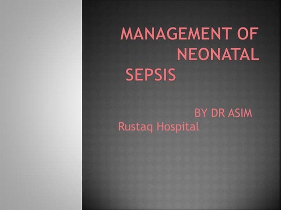 Neonatal case study scenario | PDF