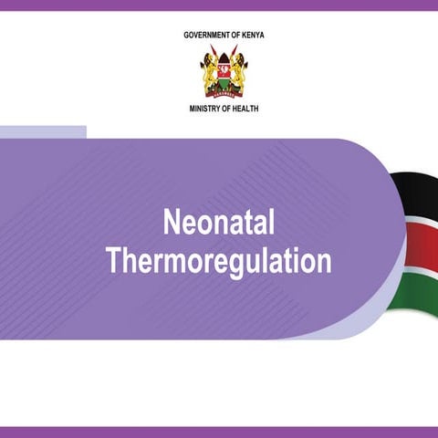 Thermoregulation in newborn | PPTX