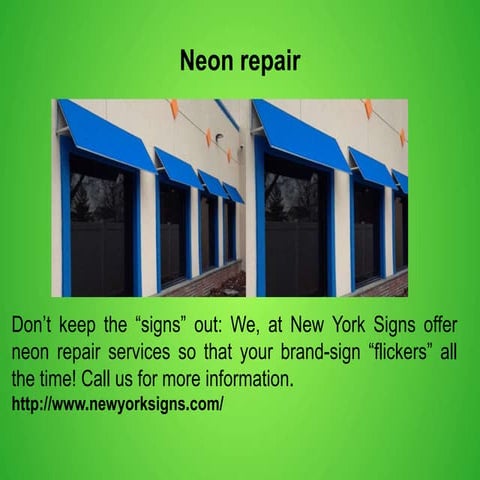 Neon repair | PPTX