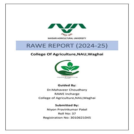 RAWE Report (College of Agriculture,NAU,Waghai).pdf