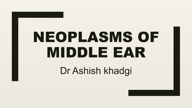 TUMORS OF EAR | PPTX