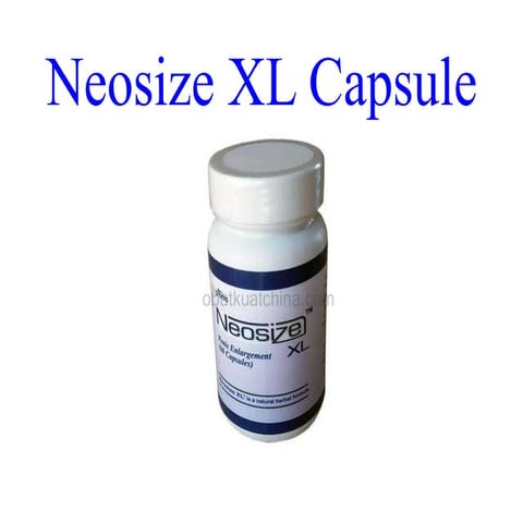 Neosize xl capsule | PPTX