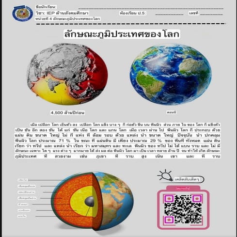 Social study for year 5 kind of earth in world | PDF