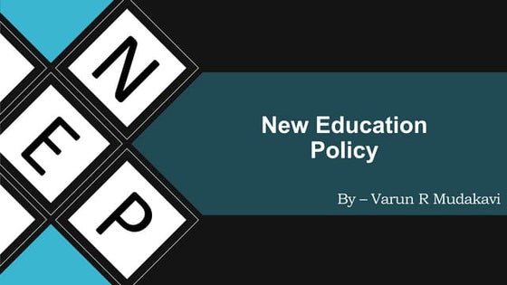 National Education Policy in india 2020 | PPTX | Daycare and Pre-School ...