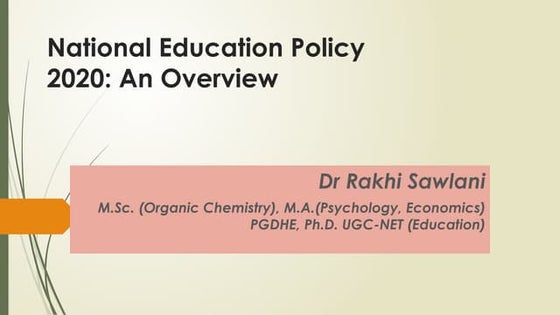 Overview of principles of NEP 2020 | PPTX | Primary Education | Education