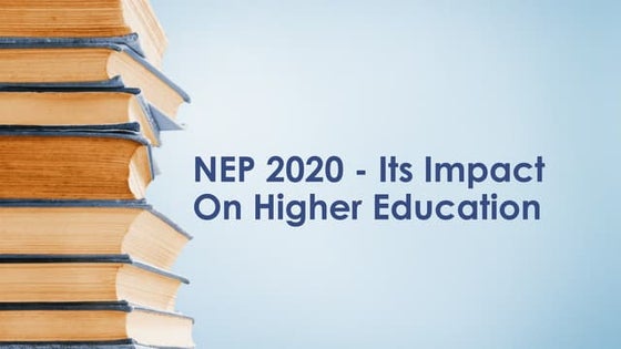 NEP 2020 ppt | PPTX