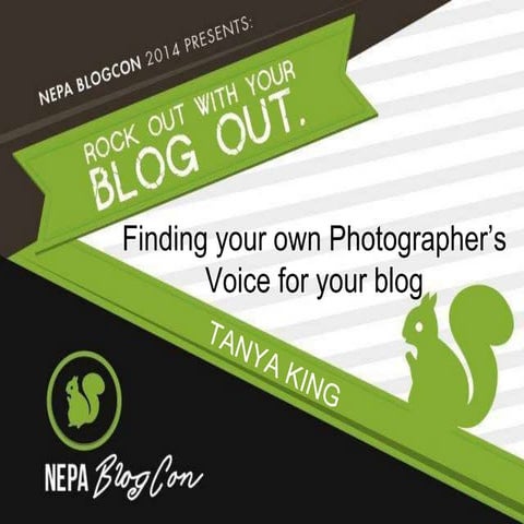 NEPA BlogCon 2014: Session 2 - Tanya King, My Invisible Camera | PPTX