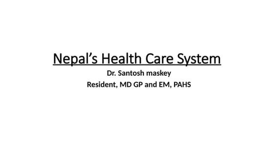 Organogram/ Organization Structure of Nepalese Health System (Updated ...