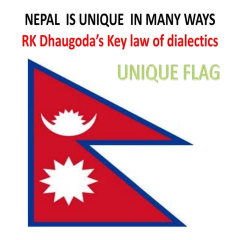 NEPAL IS UNIQUE IN MANY WAYS AND RKDHAUGODA'S KEY LAW OF DIALECTICS | PPT