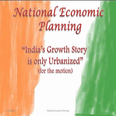 Indian Economic growth | PPTX