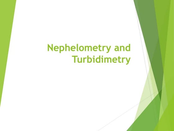 Nephlometery | PPTX