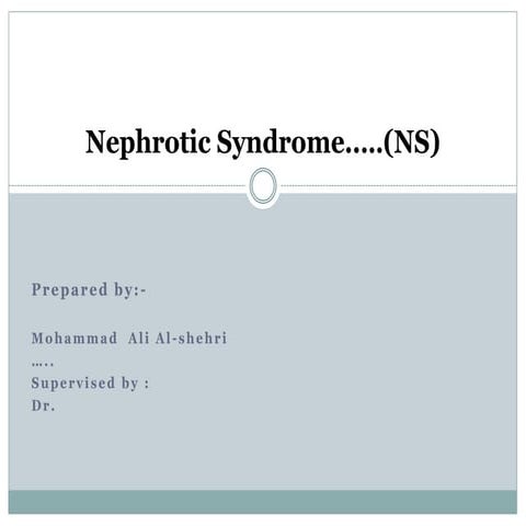 Nephrotic Syndrome.ppt