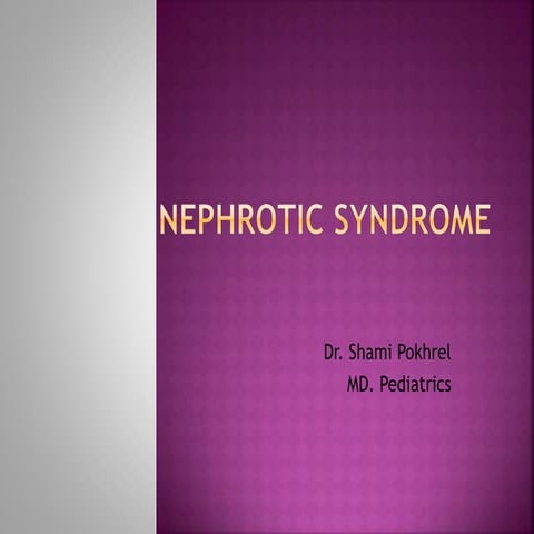 Nephrotic Syndrome Ppt What Is Nephrotic Syndrome? StoryMD