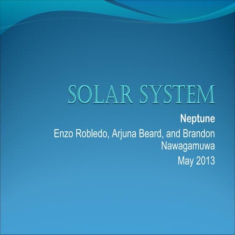 Neptune presentation | PPT