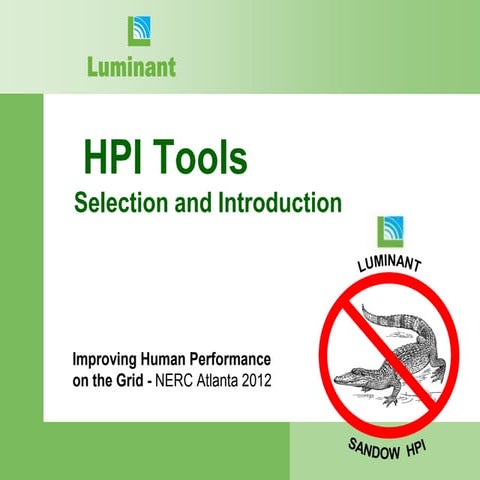 NERC - HPI Tools - Luminant.pdf