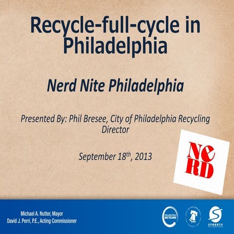 Nerd nite philly recycling pbresee sept 2013 version 2 | PDF ...