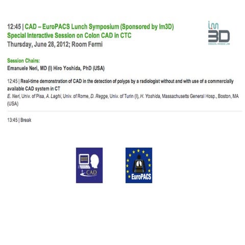 EuroPACS - CAD Symposium | PPT