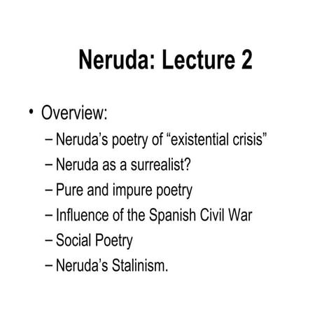 Neruda 2 | PPT