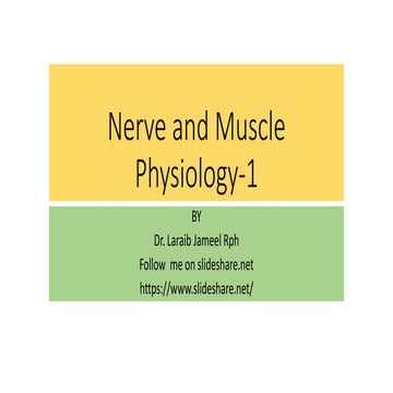 Nerve and muscle | PPTX