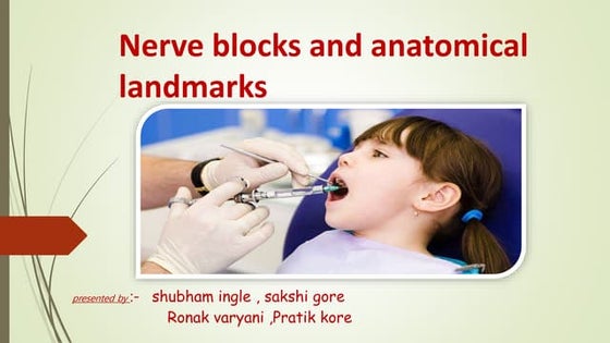 Mandibular Anesthesia : Inferior alveolar nerve block | PPTX