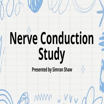 Nerve Conduction Study or NCS, Motor Conduction Study, Sensory Conduction Study, F Wave, H ...