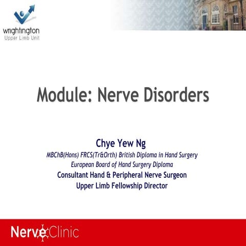 British & European Hand Diploma Revision - Nerve disorders | PPT