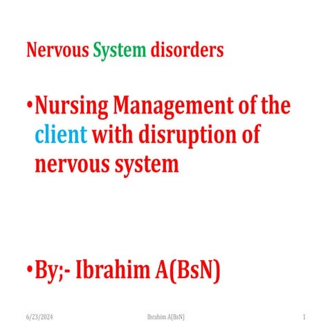 medical surgical nervous system disorder.pptx