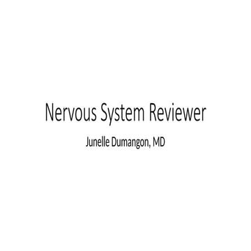 Nervous System Reviewer.pptx............ | PPT