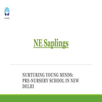 NE Saplings Pre Nursery School - Nurturing Young Minds in New Delhi.pptx