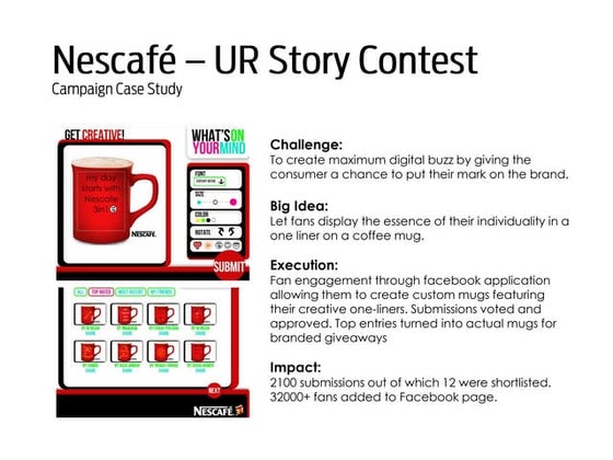 Nestlé Pakistan - Campaign Case Study - Nescafé UR Story Contest (2011 ...