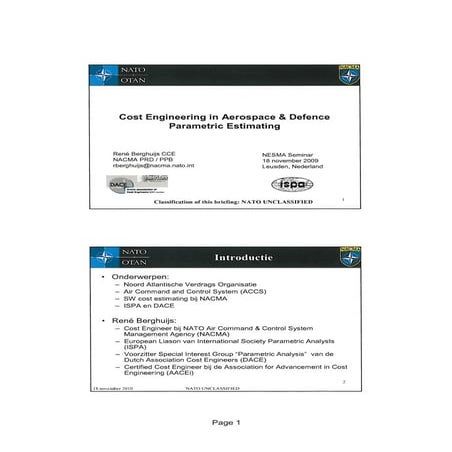 Cost Engineering in Aerospace and Defense | PDF