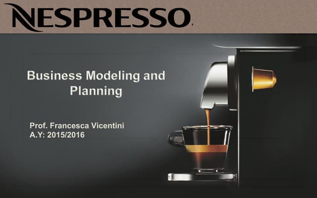 Presentation nespresso | PPTX