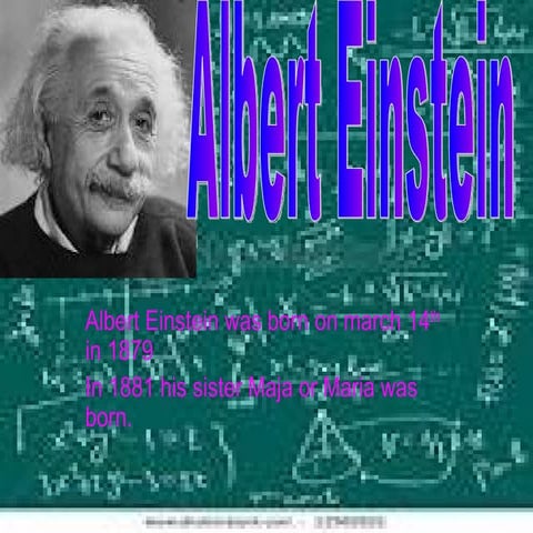 A Scientific PowerPoint on Albert Einstein | PPTX