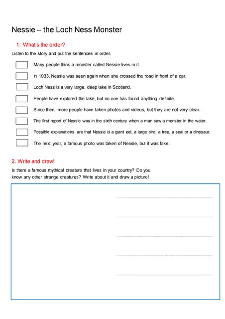 Loch Ness Monster "nessie" | PPT | Geography | Science