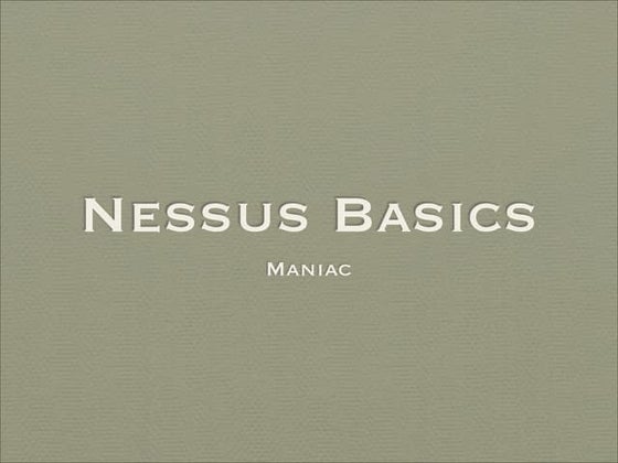 Nessus v6 command_line_reference | PDF