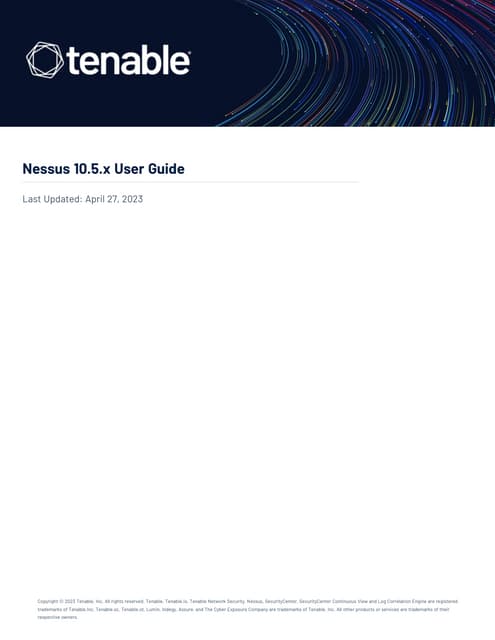 Nessus v6 command_line_reference | PDF | Operating Systems | Computer Software and Applications