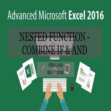 Nested Function Combine If And And Function Ppt