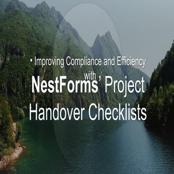 NestForms’ Project Handover Checklists.pptx