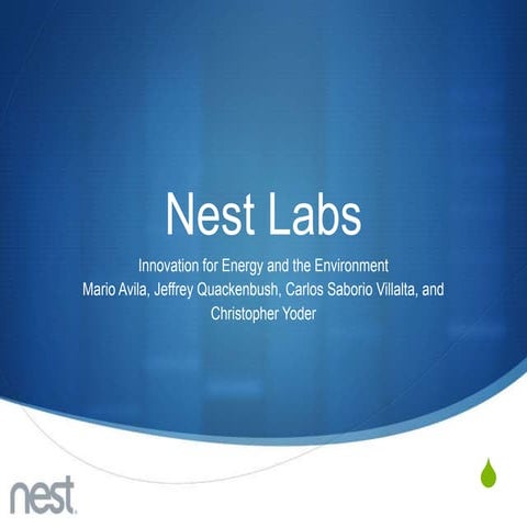 Nest lab presentation_2013_03_06 | PPT