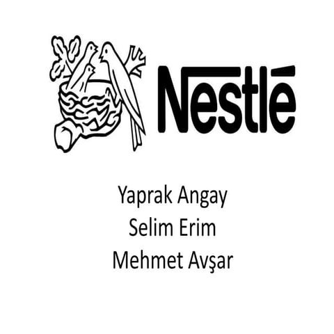 Nestle- Company profile | PPTX