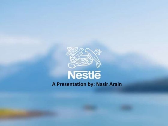 Nestle- Company profile | PPTX