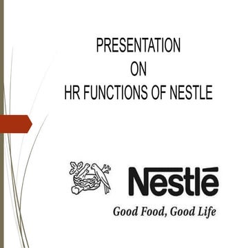 Nestle- Company profile | PPTX
