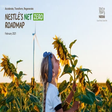 Nestlé's Plan to Achieve Net Zero Emissions by 2050 | PPT